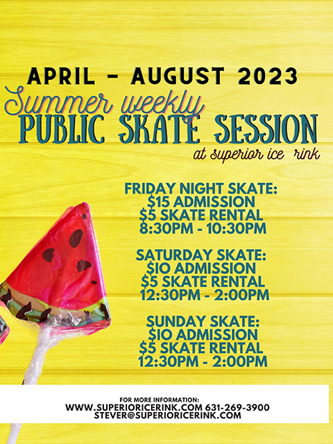 Public Skate | Superior Ice Rink | Kings Park NY